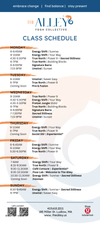 Class Schedule | The Alley Yoga Collective — The Alley