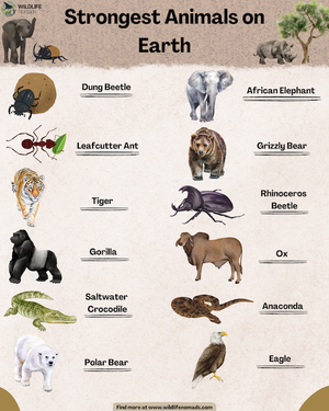 Top 15: Strongest Animals in the World — Wildlife Nomads