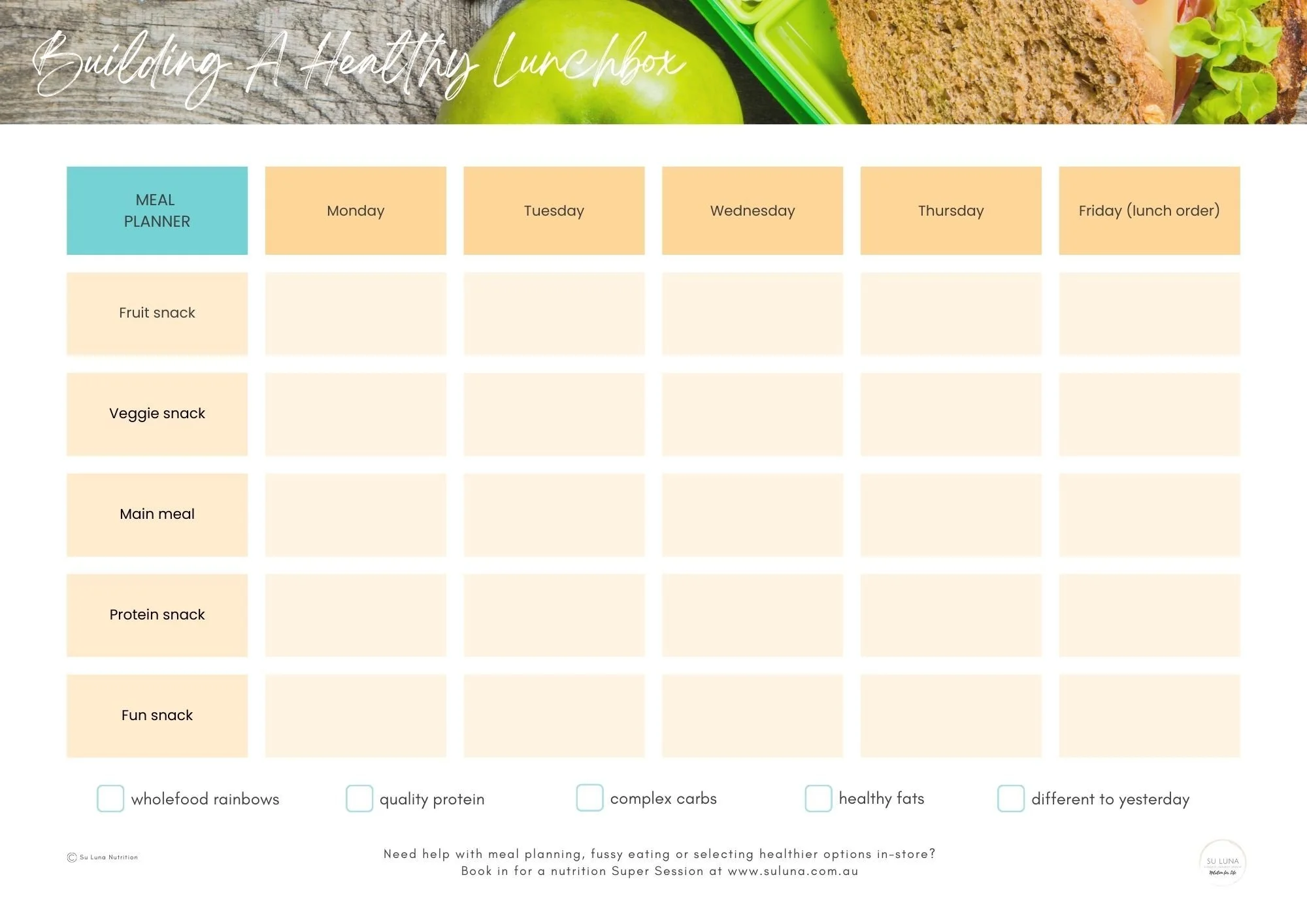 Downloads — Su Luna Nutrition