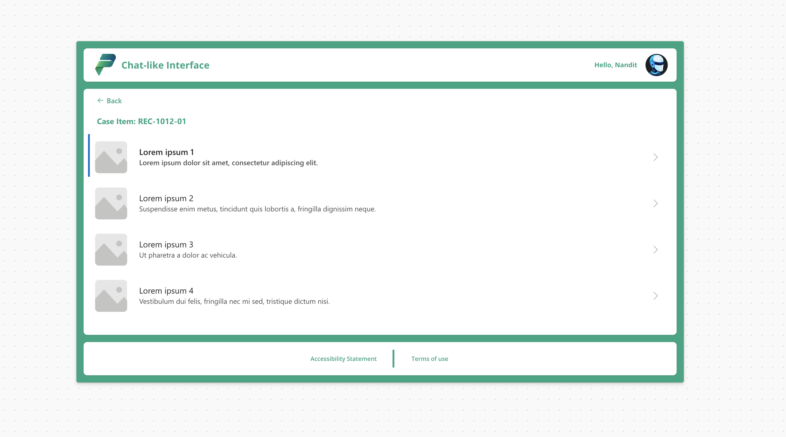 Building a Chat Interface in Power Apps for Case Management — ND