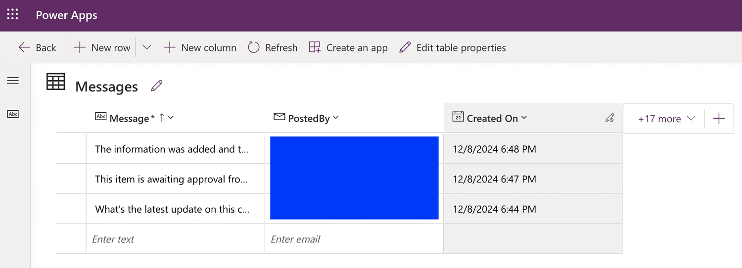 Building a Chat Interface in Power Apps for Case Management — ND
