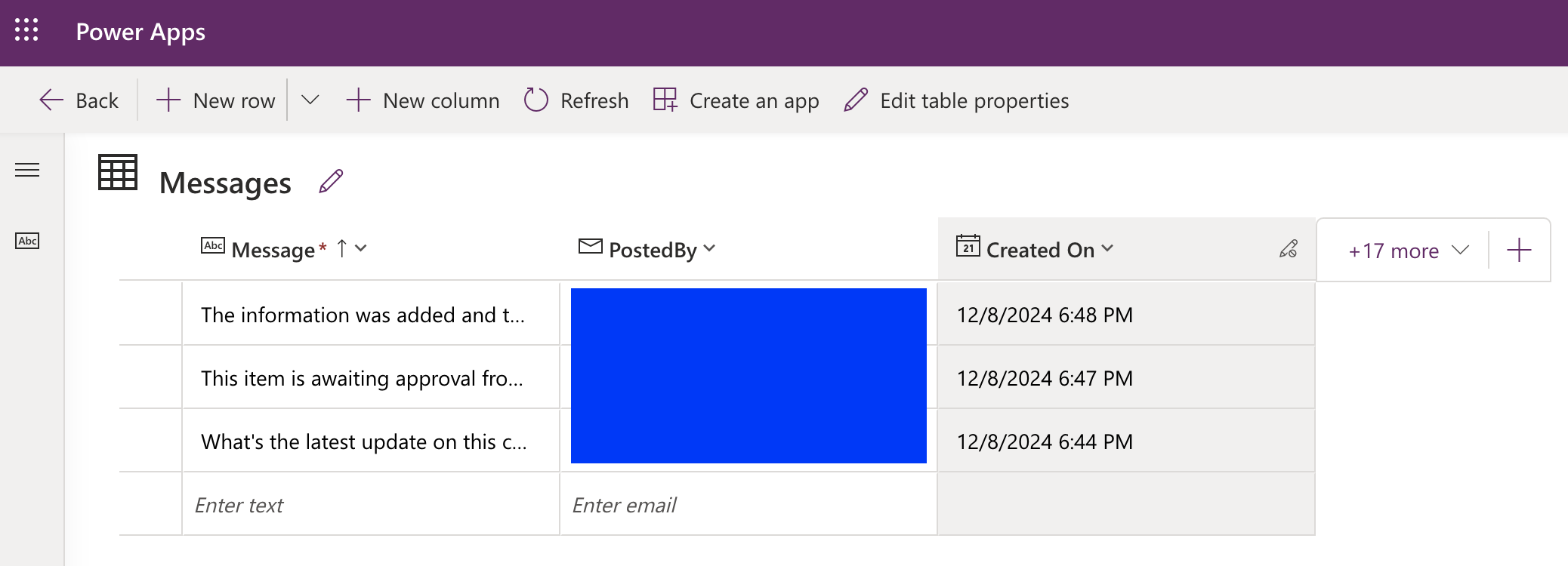 Building a Chat Interface in Power Apps for Case Management — ND