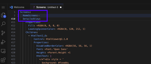 Exploring Code View in Power Apps Studio — ND