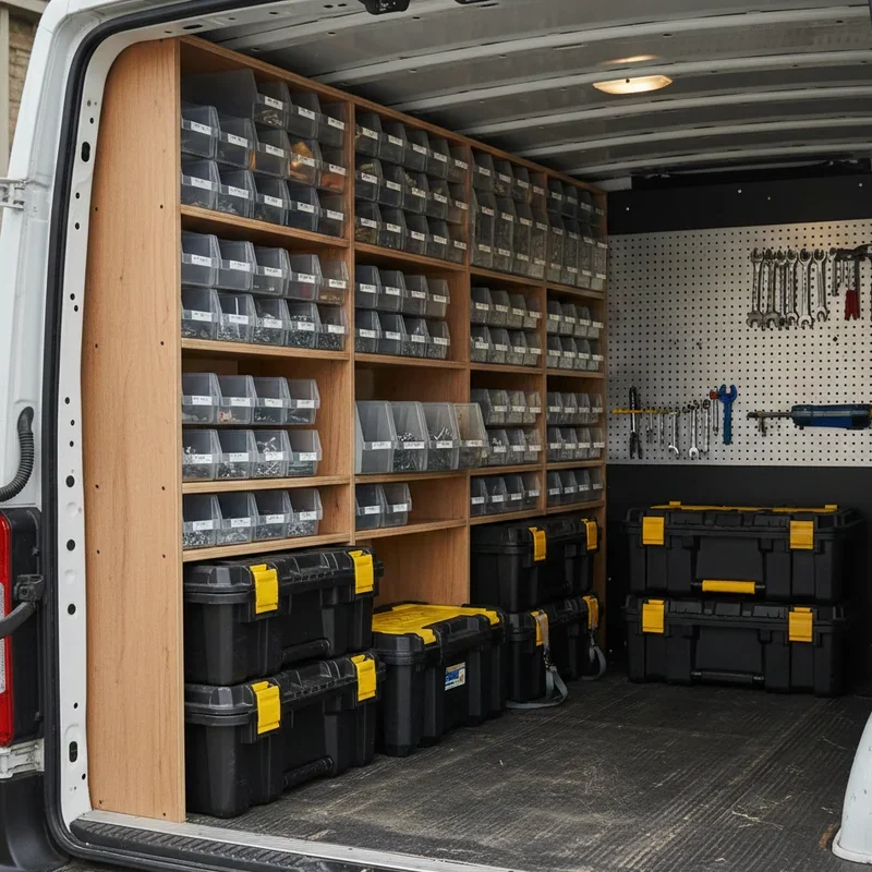 15 Van Tool Storage Ideas to Improve Job Efficiency