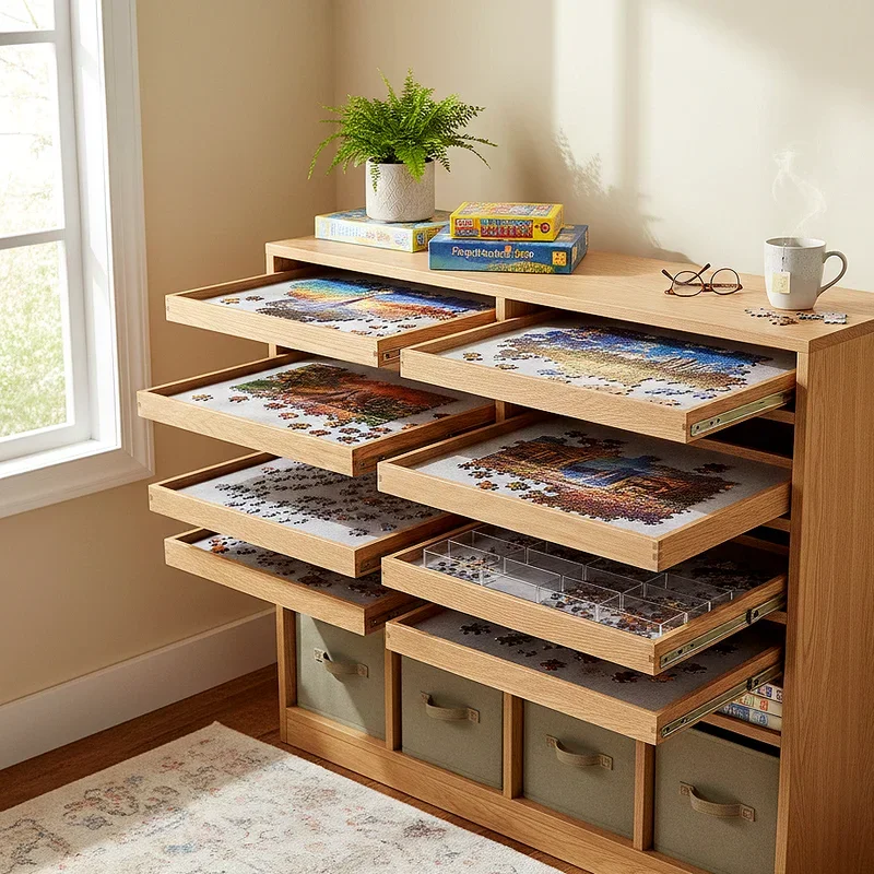 15 Puzzle Storage Ideas to Keep Every Piece Organized