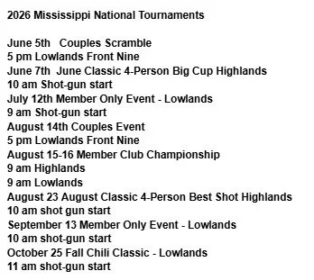 Tournaments/Events — Mississippi National Golf Links in Red Wing Minnesota