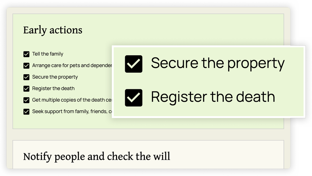 Spreadsheet to help executors get probate — After A Death