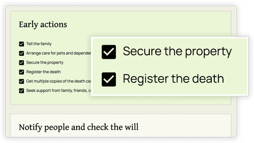 Spreadsheet to help executors get probate — After A Death