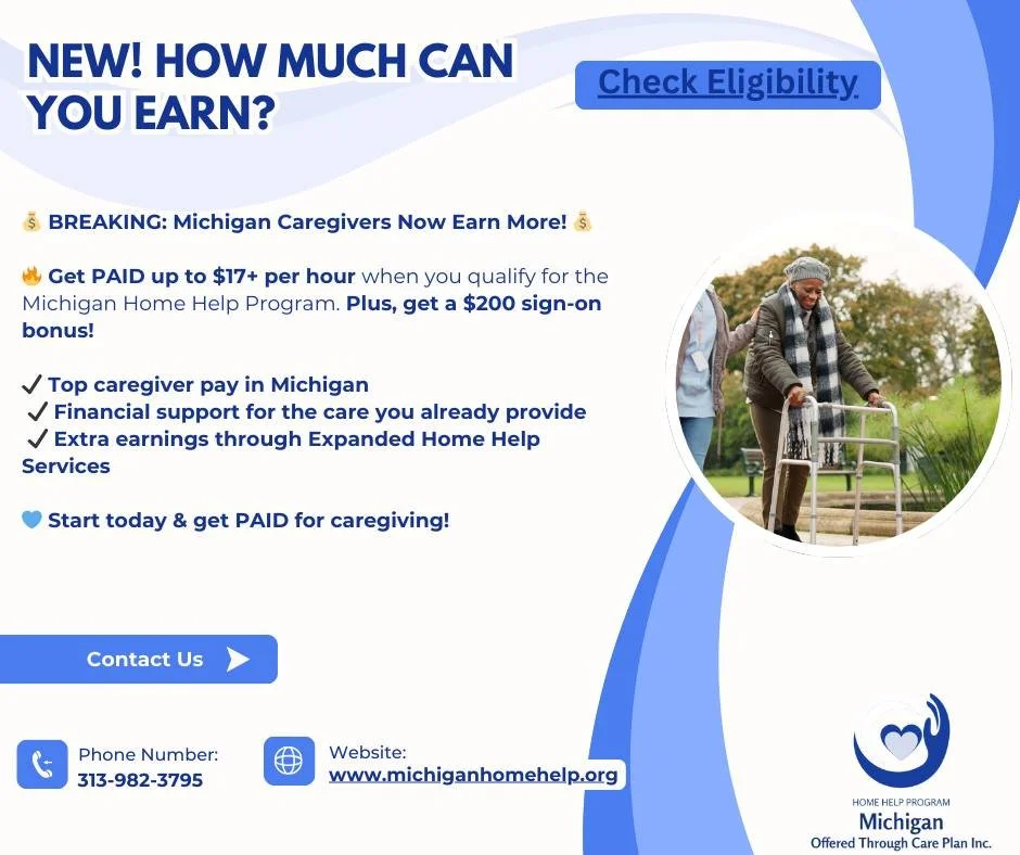 Michigan Home Help Program | Get Paid as a Caregiver Today