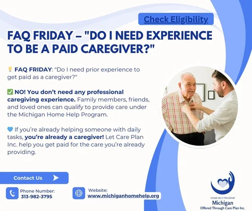 Michigan Home Help Program | Get Paid as a Caregiver Today