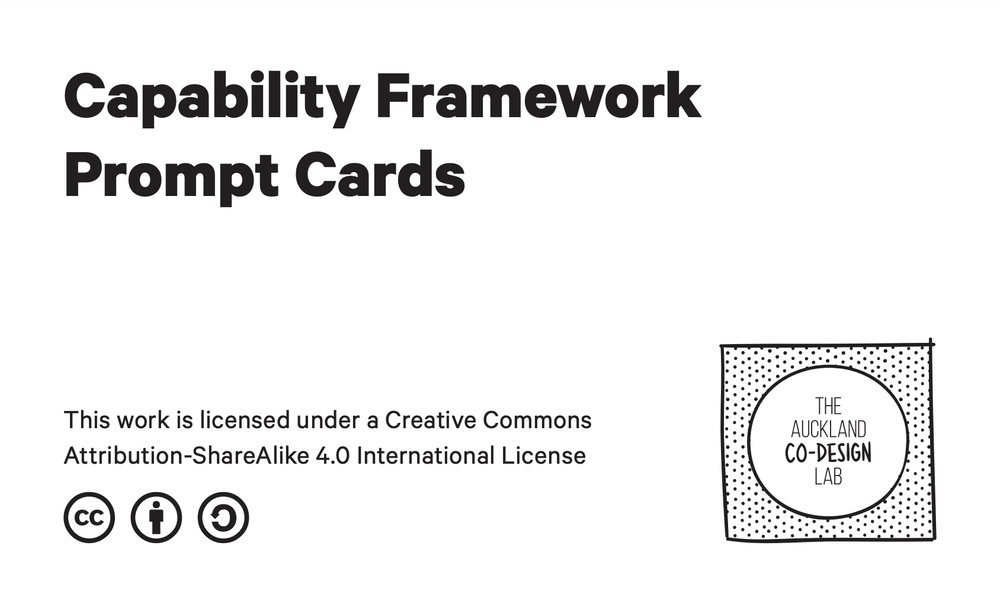 Capability Framework Prompt Cards — The Lab