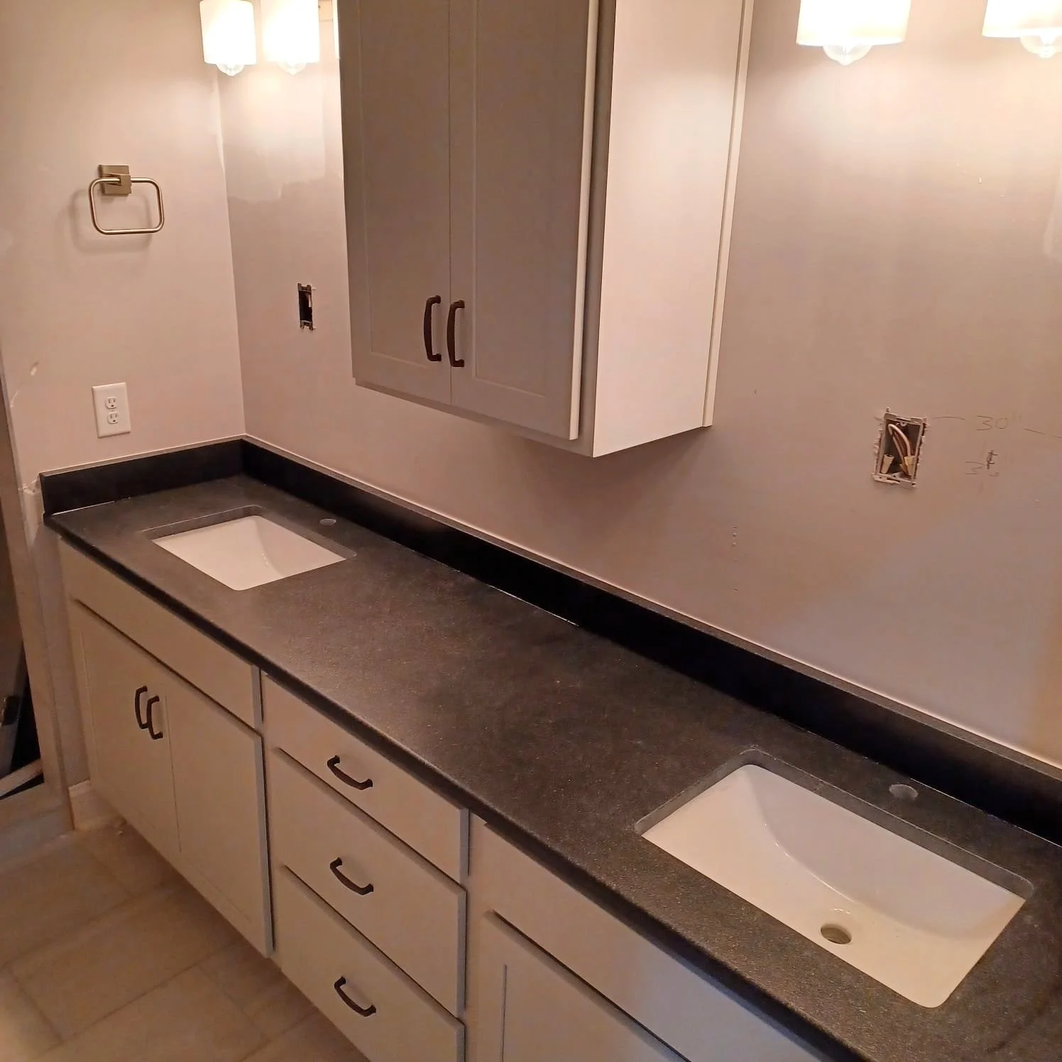 IN STOCK - Absolute Black Leathered — Quality First Granite Countertops