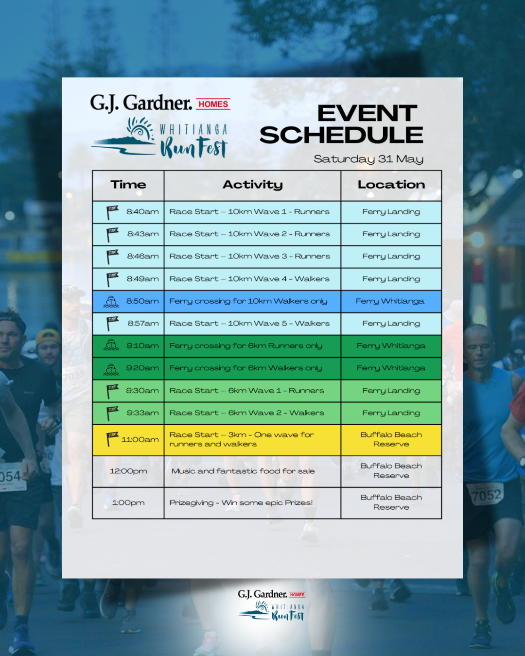 Event & Safety Info | Stay Informed Safely — Whitianga Run Festival