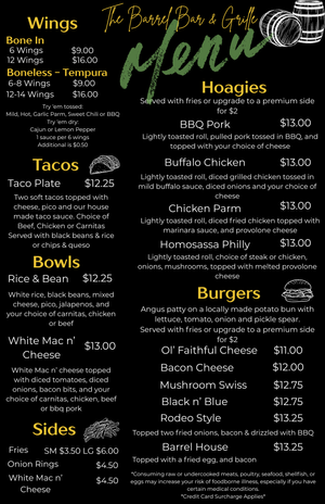 The Barrel Bar & Grille