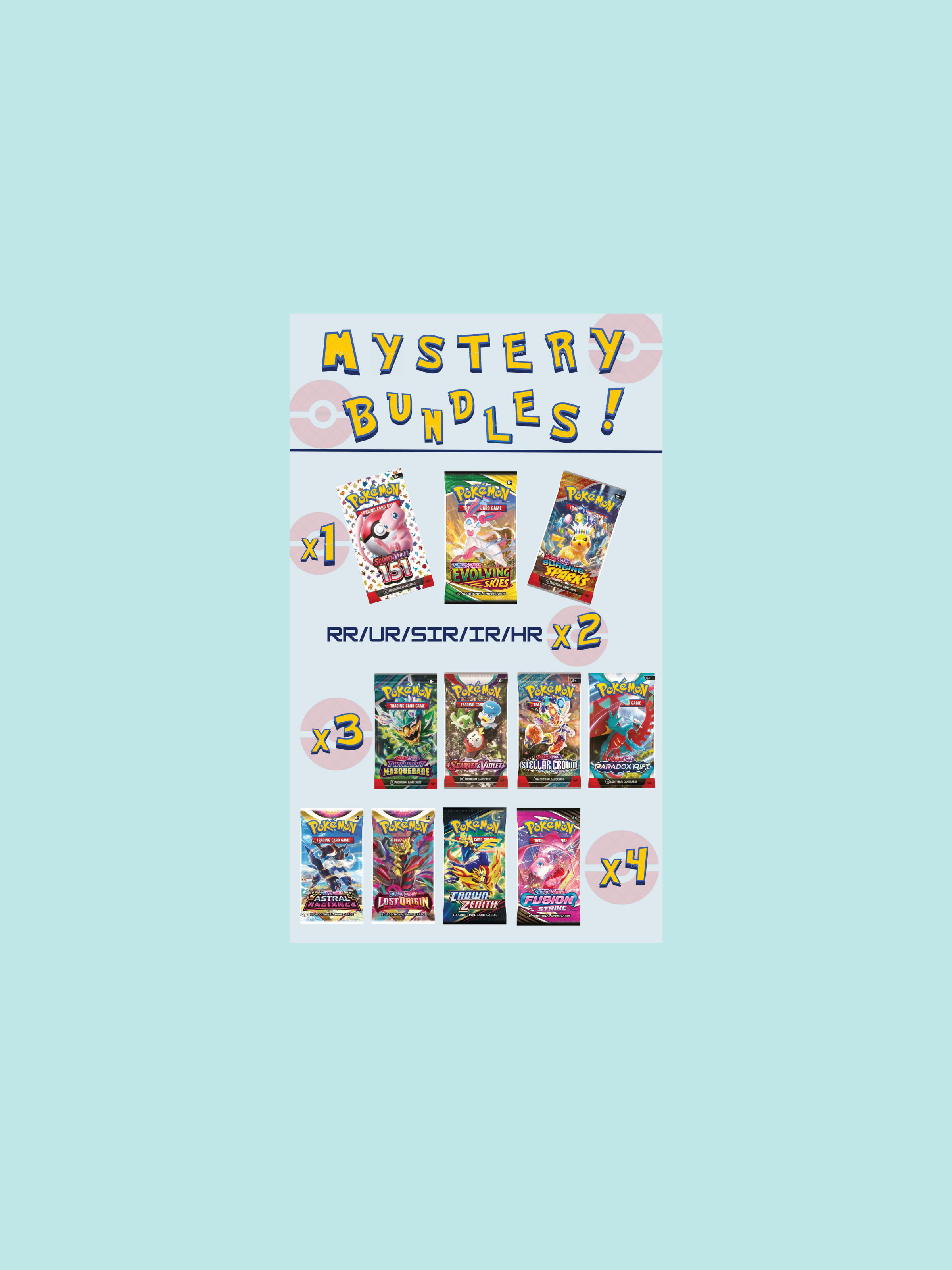 SunTCG's Pokemon 8 Pack and 2 Card MYSTERY BUNDLE! — SunTCG
