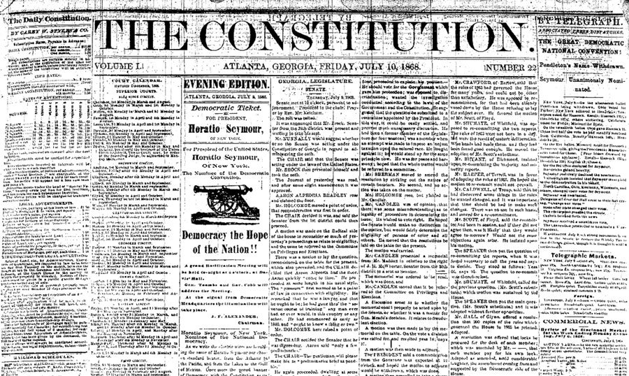 The Founders of the Atlanta Constitution at Oakland Cemetery — Historic ...