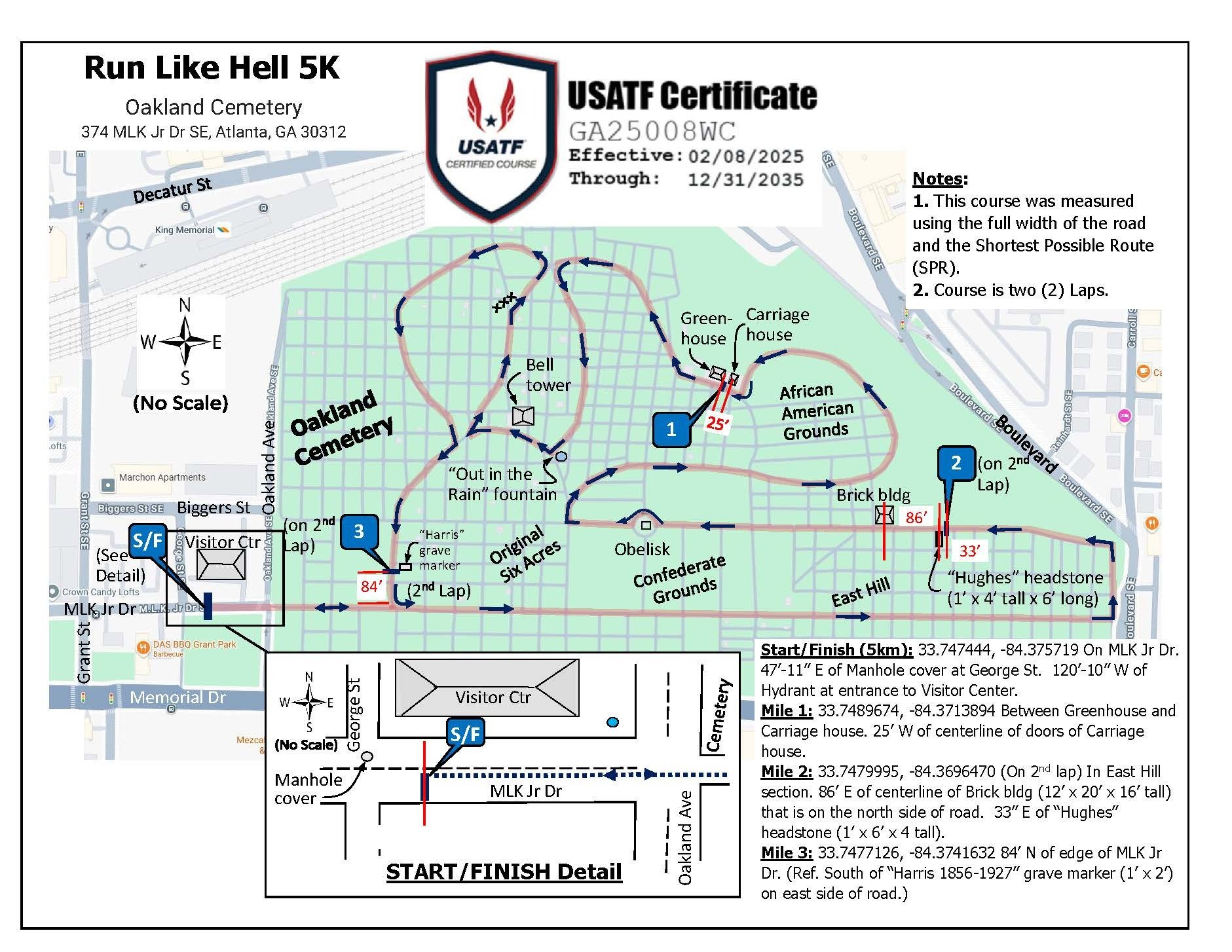Run Like Hell 5k — Historic Oakland Foundation