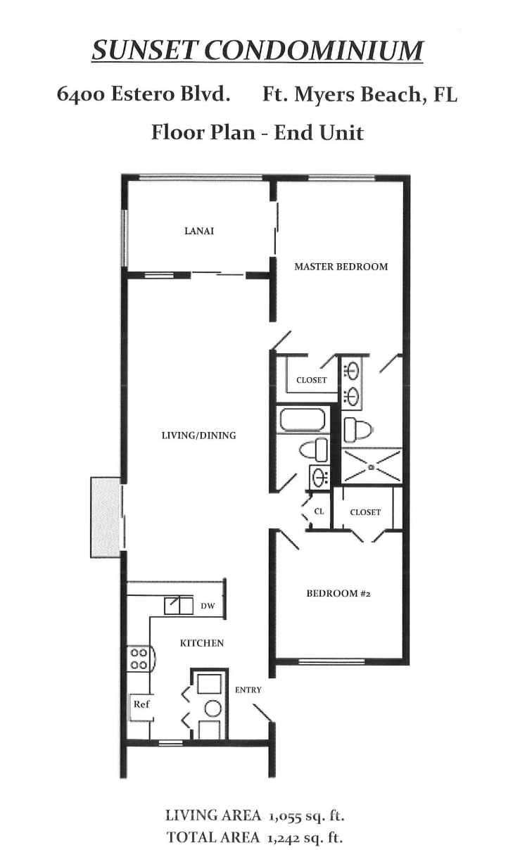 Floor Plans — Sunset Condominium