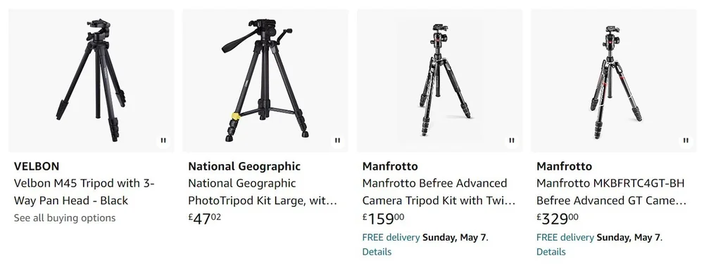 Equipment for Photography