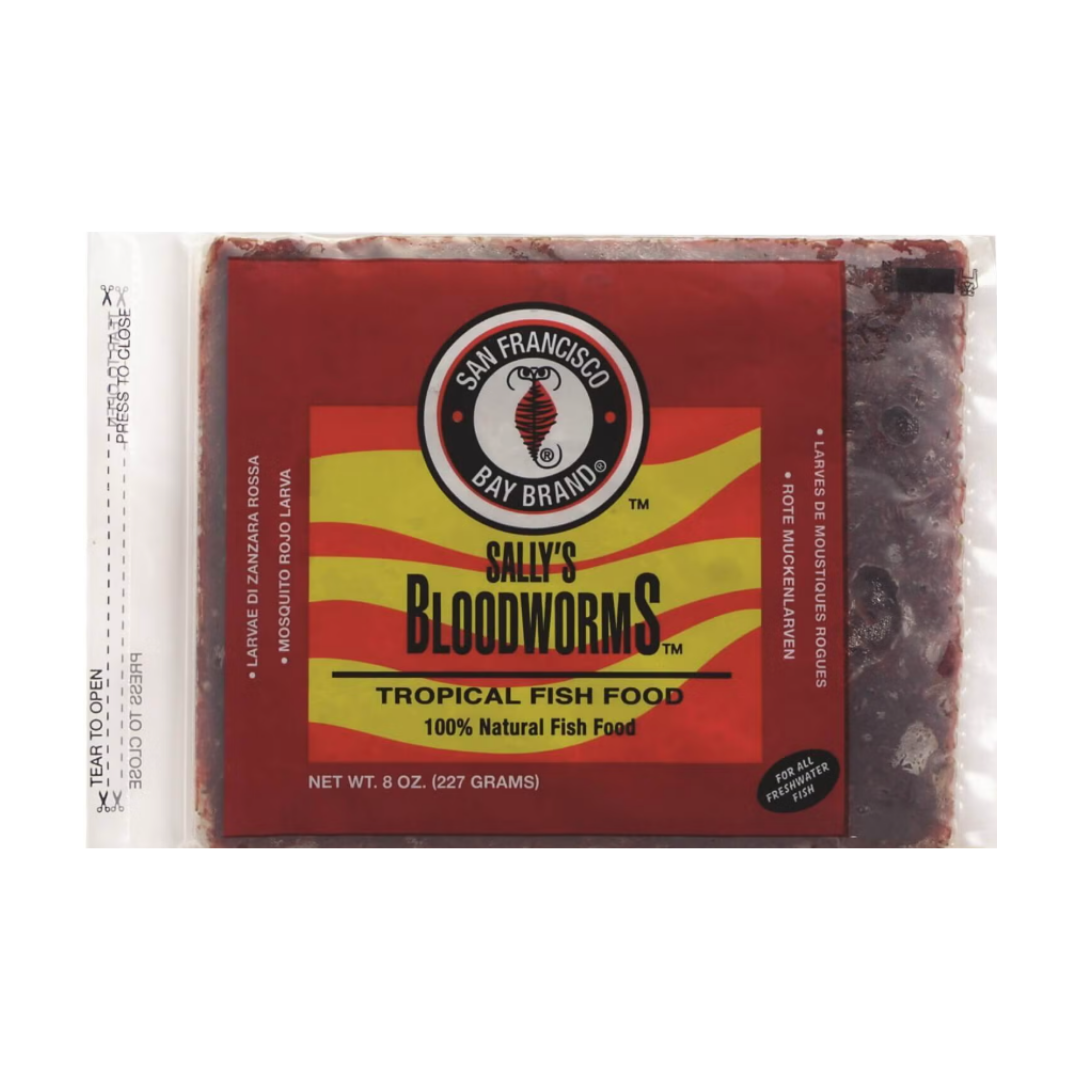 Frozen Bloodworms - Flat Packs - SFB — Big Fish Aquarium