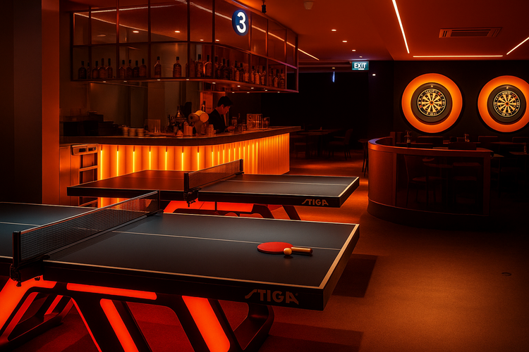 TopTable | Singapore's Only Bar With Professional Table Tennis