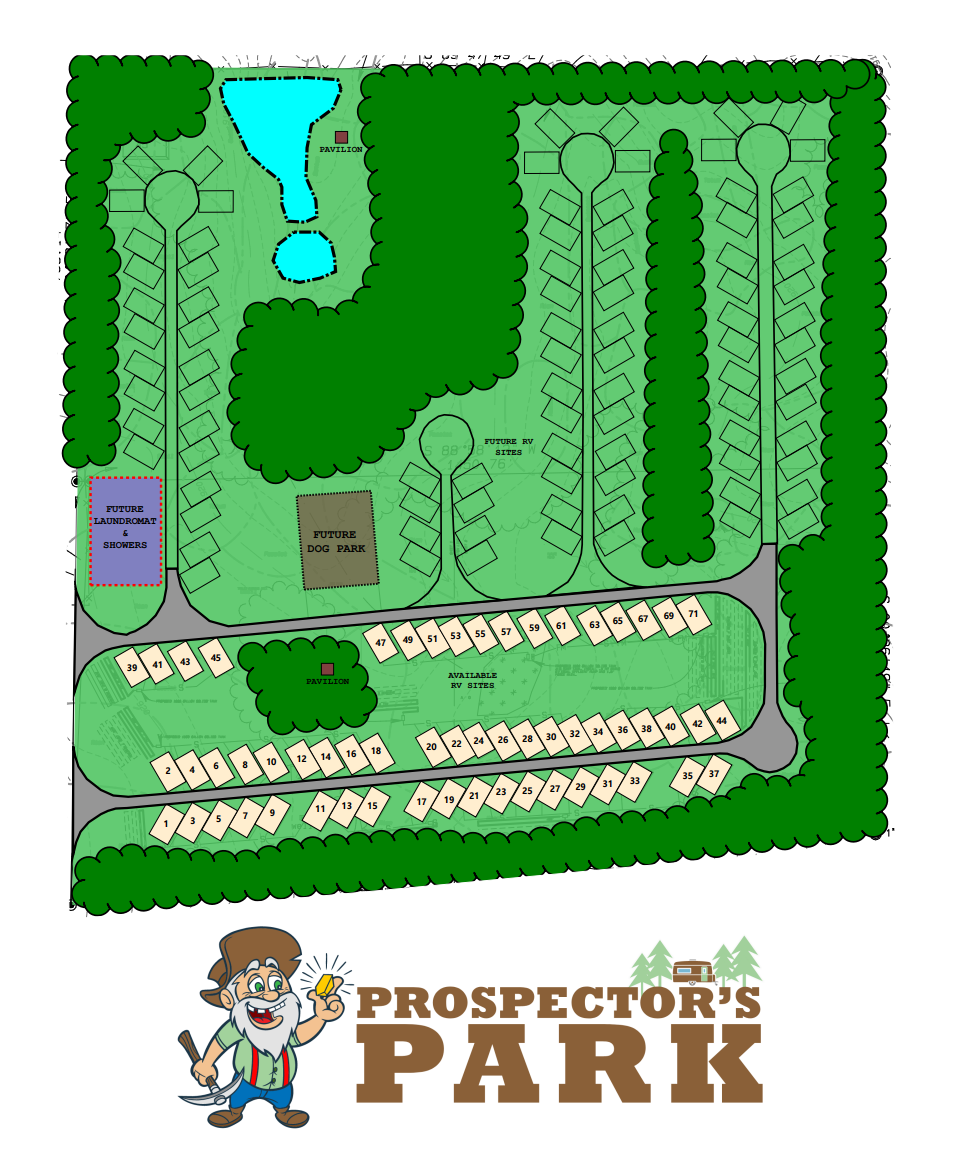 Park Map — Prospector's Park