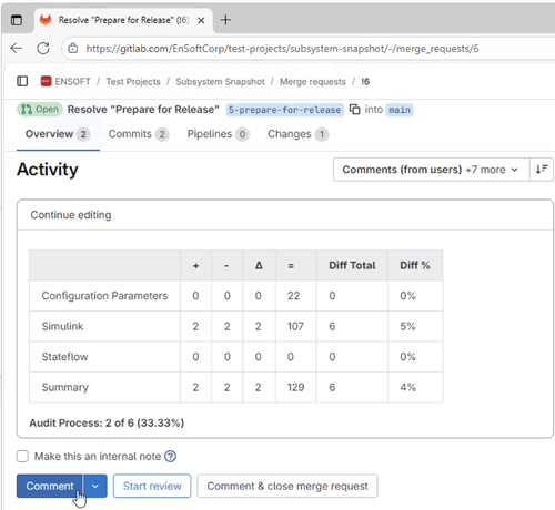 SimDiff | Most Accurate Simulink Diff Tool — ENSOFT | high-assurance ...