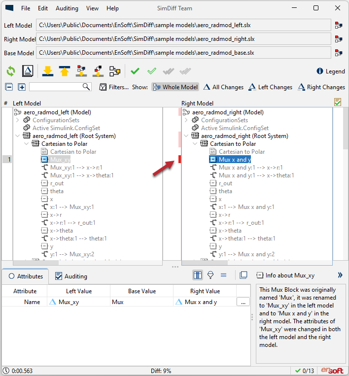 SimDiff | Most Accurate Simulink Diff Tool — ENSOFT | high-assurance ...
