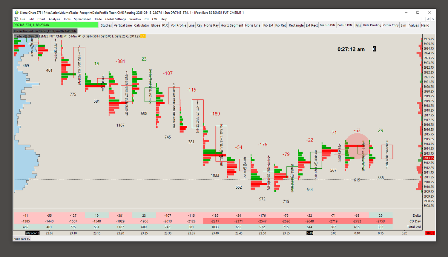 Footprint Charts — Sierra Chartbook Store — Price Action Volume Trader