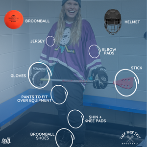 How to Play Broomball | Women's Beginner Guide to Broomball — her Soul Shot