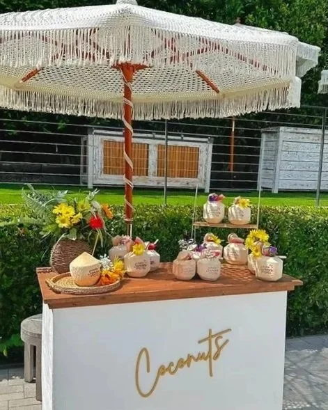 Custom Live Coconut Bar & Branded Event Experiences