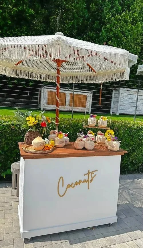 Custom Live Coconut Bar & Branded Event Experiences