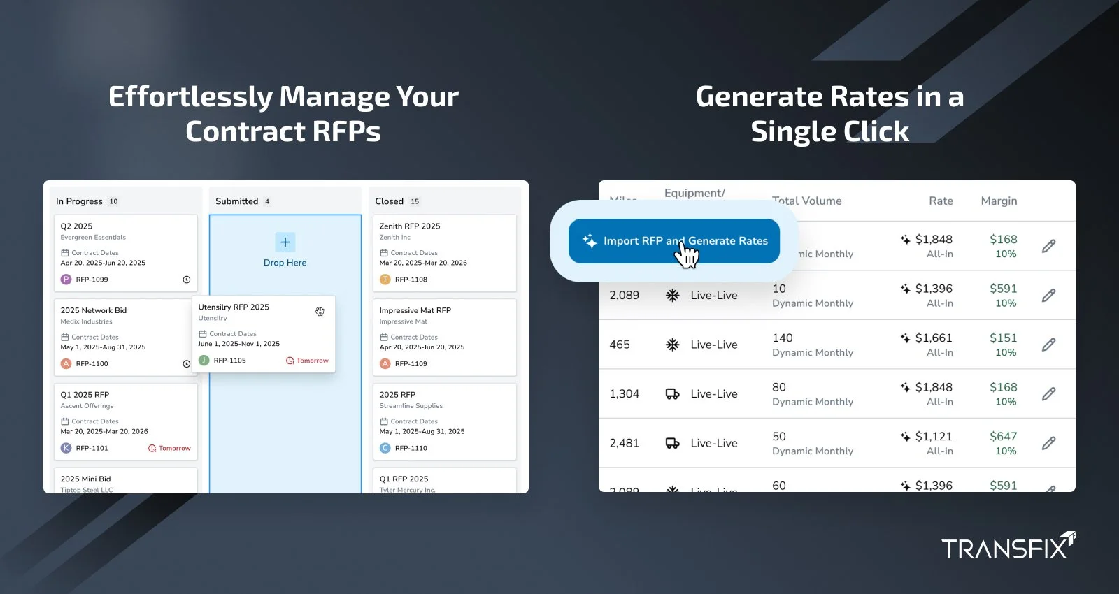 Revolutionizing Freight Brokerage: Transfix Launches RFP Workflow Tool for Faster, Smarter ...