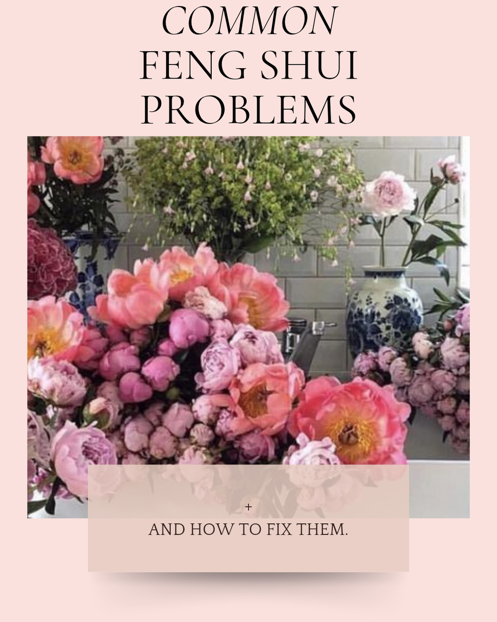 Common Feng Shui Problems + Solutions — MODERN FENG SHUI by Anjeet Ratansi
