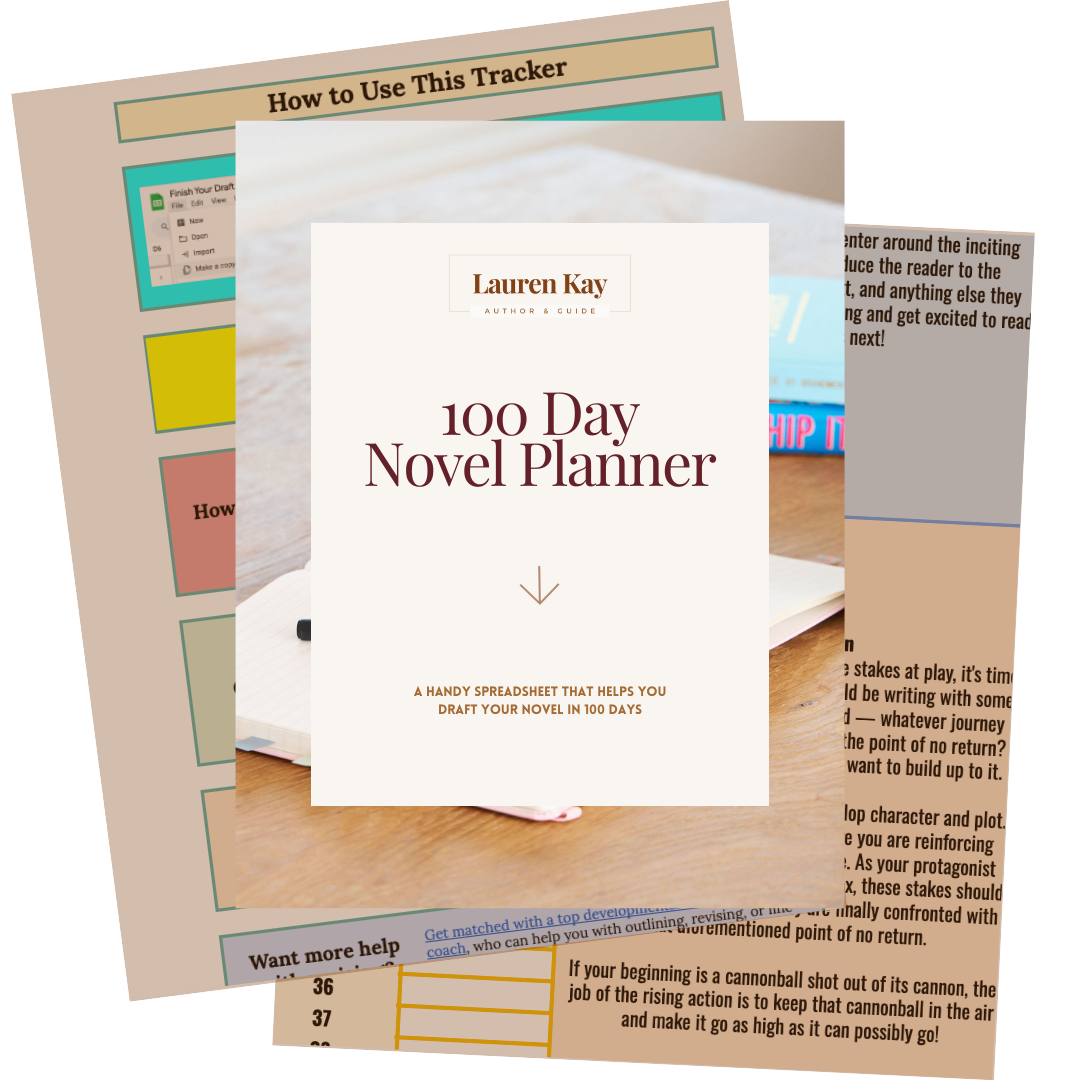 100 Day Novel Planner — Lauren Kay: Author & Guide 100 Day Novel Planner — Lauren Kay: Author & Guide