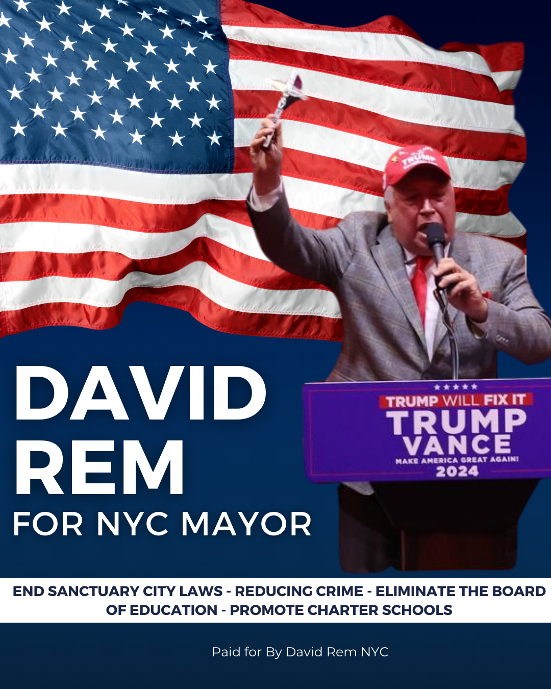 DAVID REM FOR NYC MAYOR