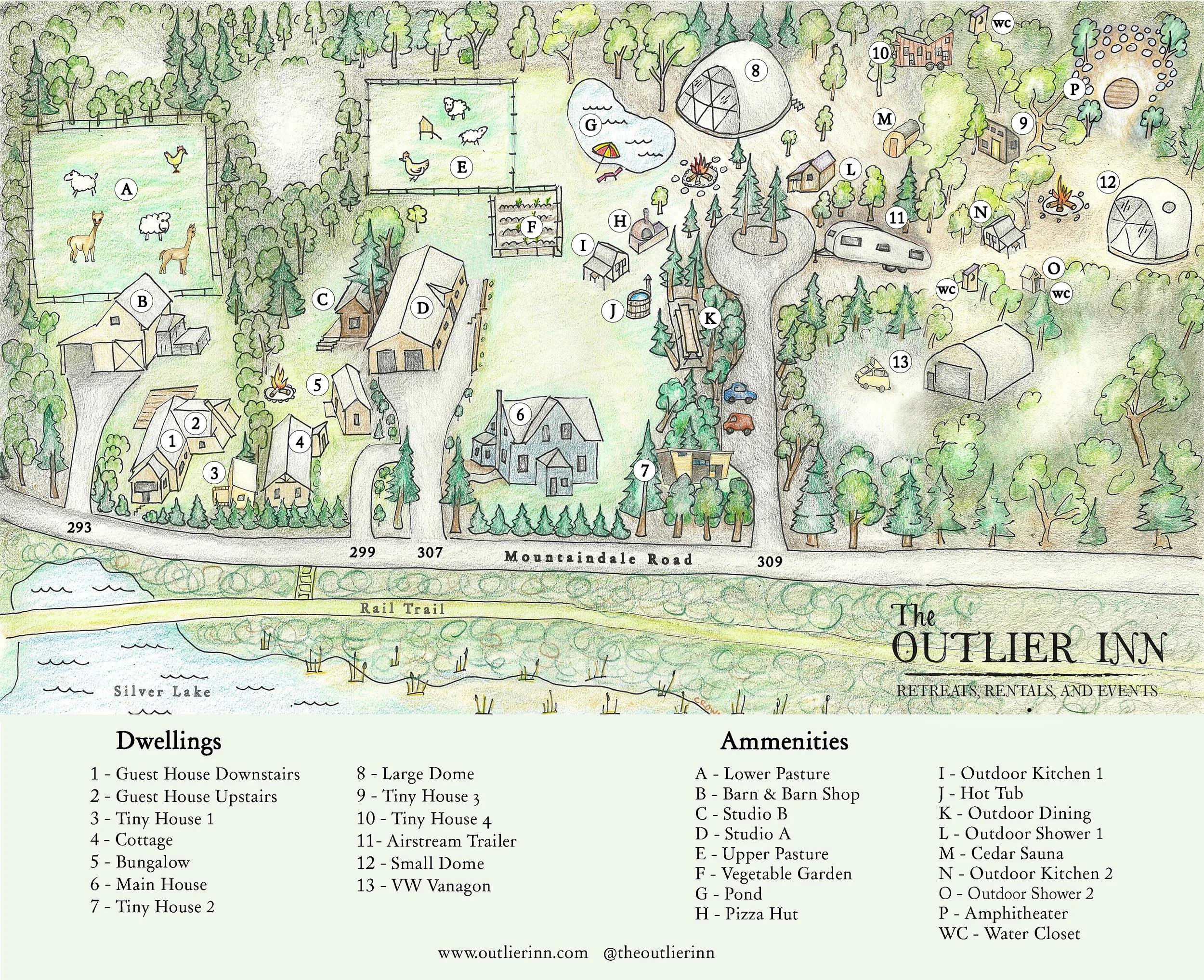 Property Map — The Outlier Inn