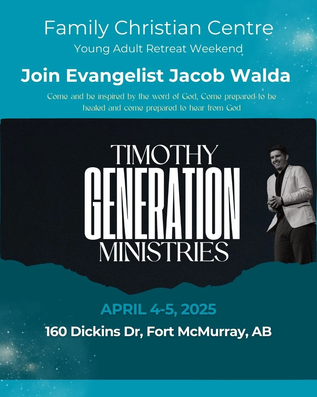 Evangelist Jacob Walda At Fort McMurray — Timothy Generation Ministries