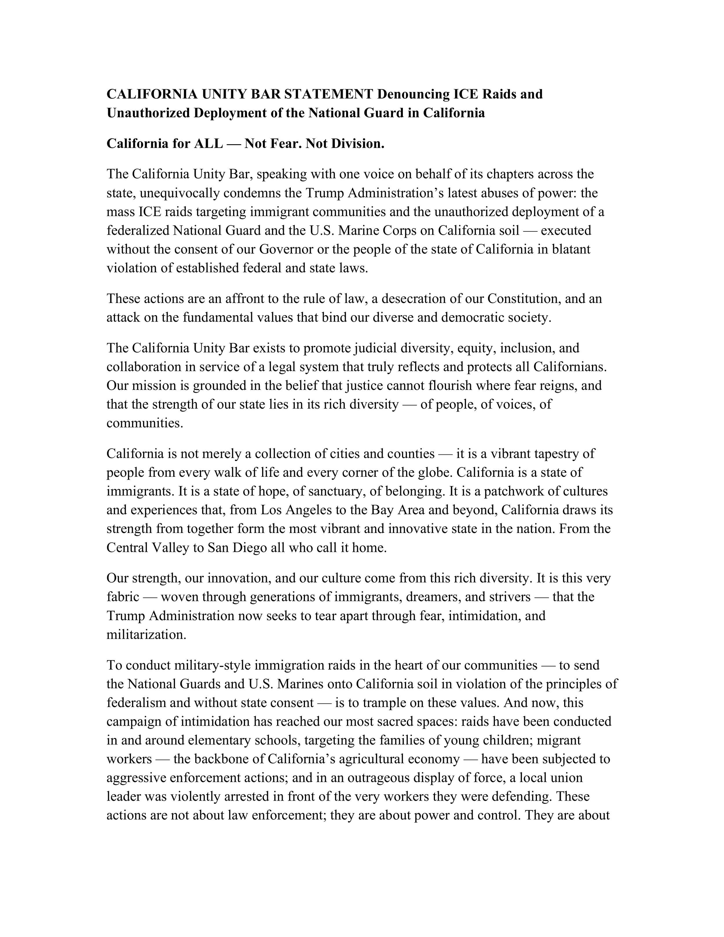 Blog 3 — California Unity Bar Association