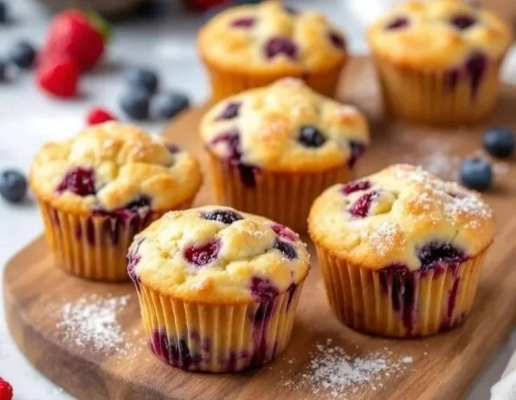 Berry Boost Protein Muffins — Peachy Meal Prep