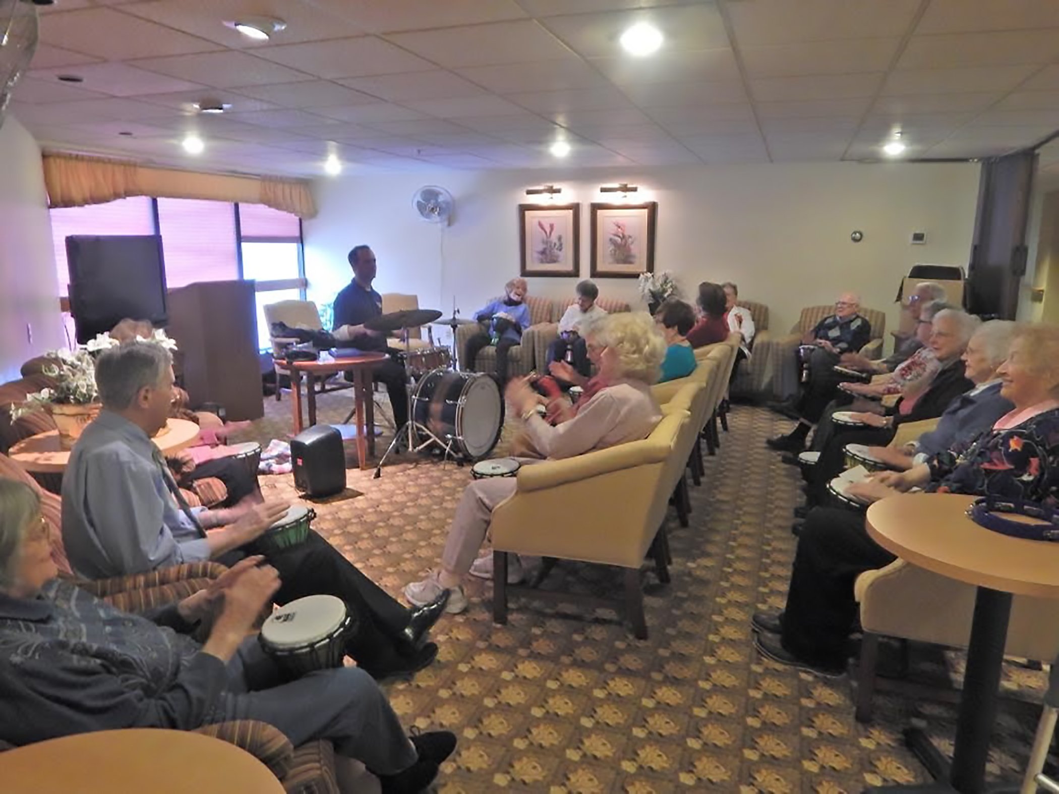 Drumming Programs for Seniors | Music & Rhythm Therapy Activities ...