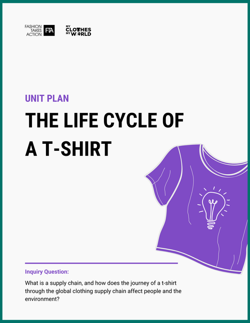 Unit Plan | The Life Cycle Of A T-Shirt — Fashion Takes Action