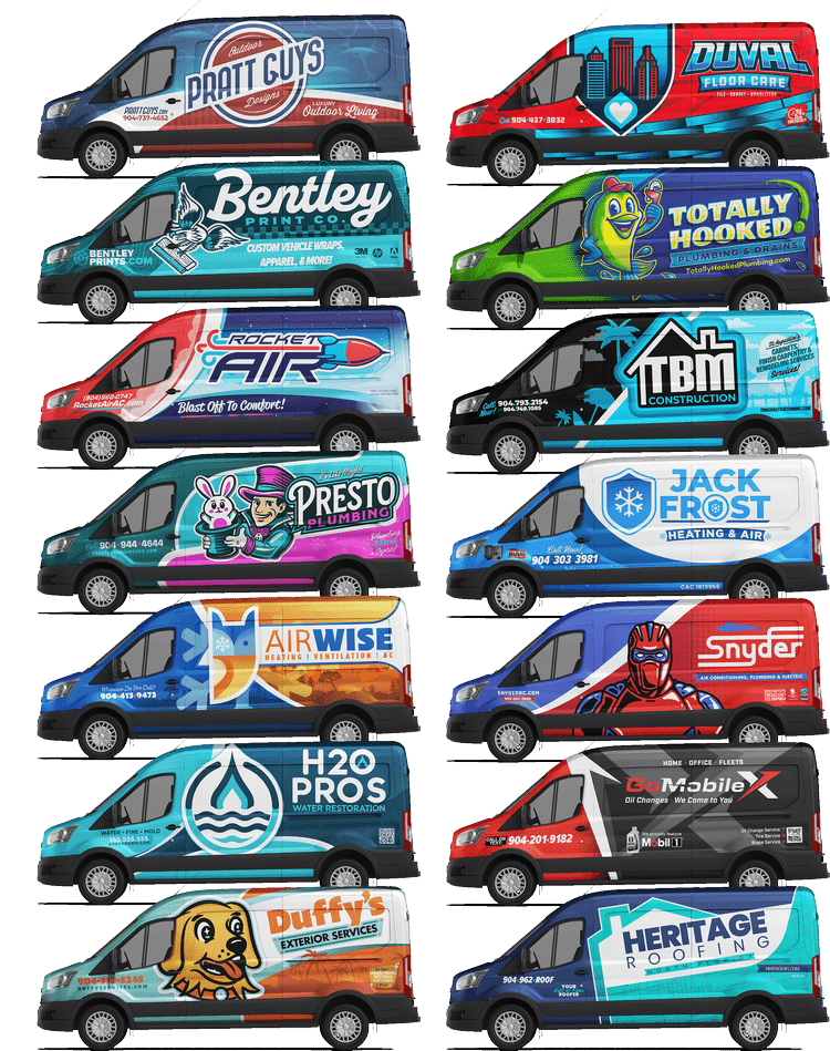 Jacksonville’s Brand Builders – Custom Wraps & Custom T-Shirts