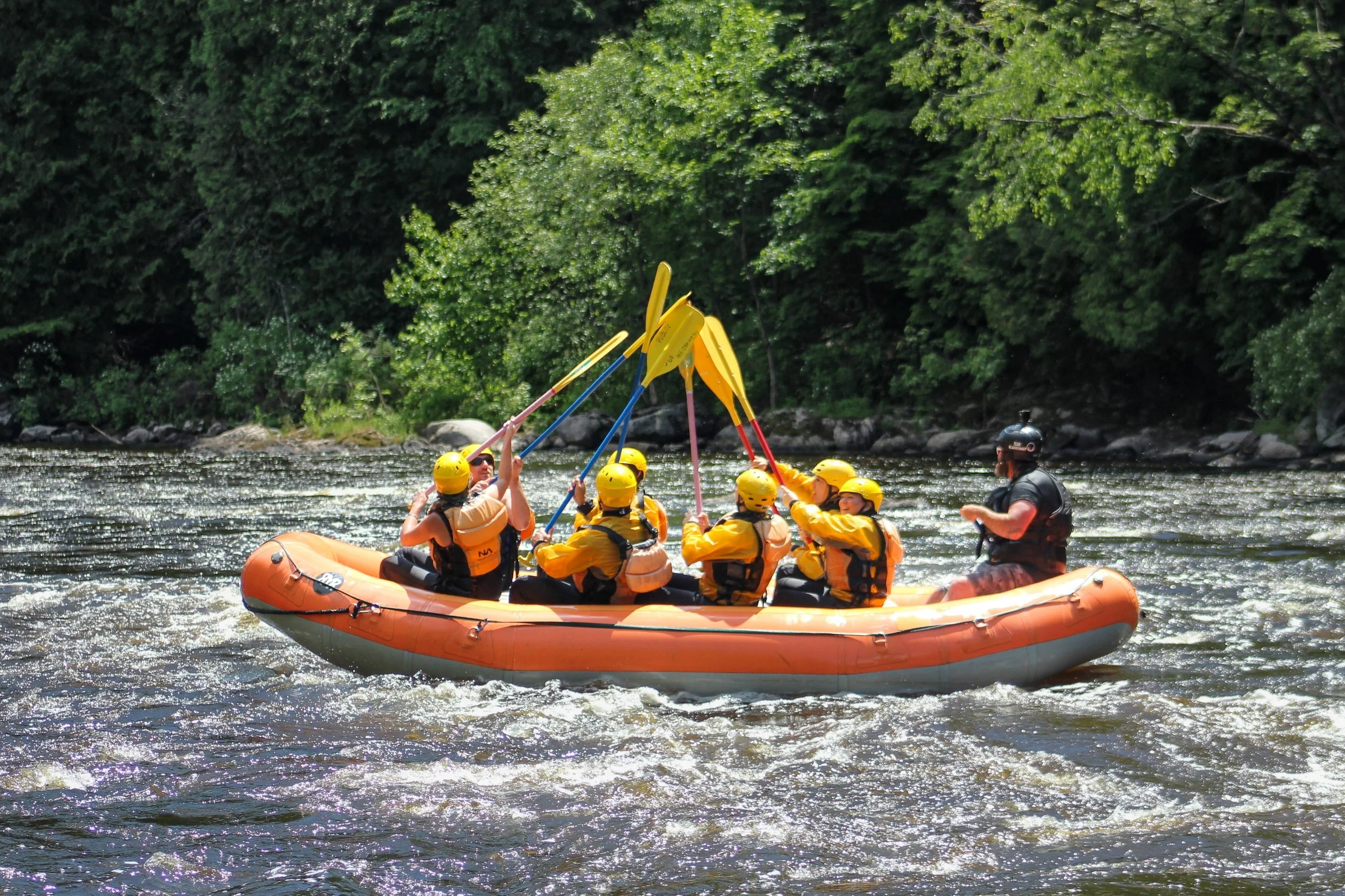 Guided whitewater rafting tours in the Upper Peninsula of Michigan ...
