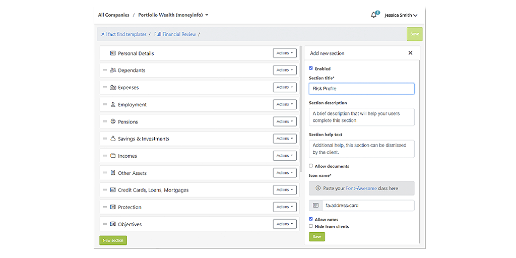 Build smarter fact finds and forms, fast