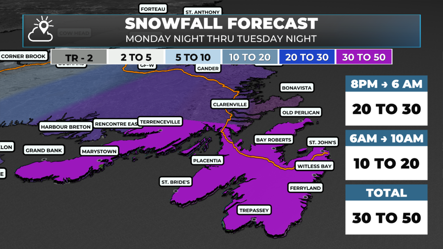 forecast — Newfoundland and Labrador Forecasts — Sheerr Weather