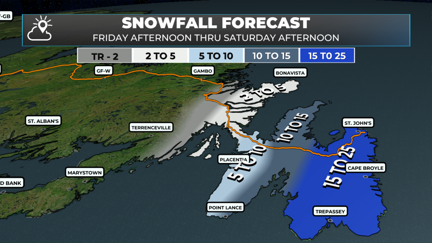 forecast — Newfoundland and Labrador Forecasts — Sheerr Weather