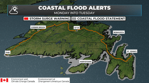 Coastal Flooding & Higher-Than-Normal Water Levels Expected Monday ...