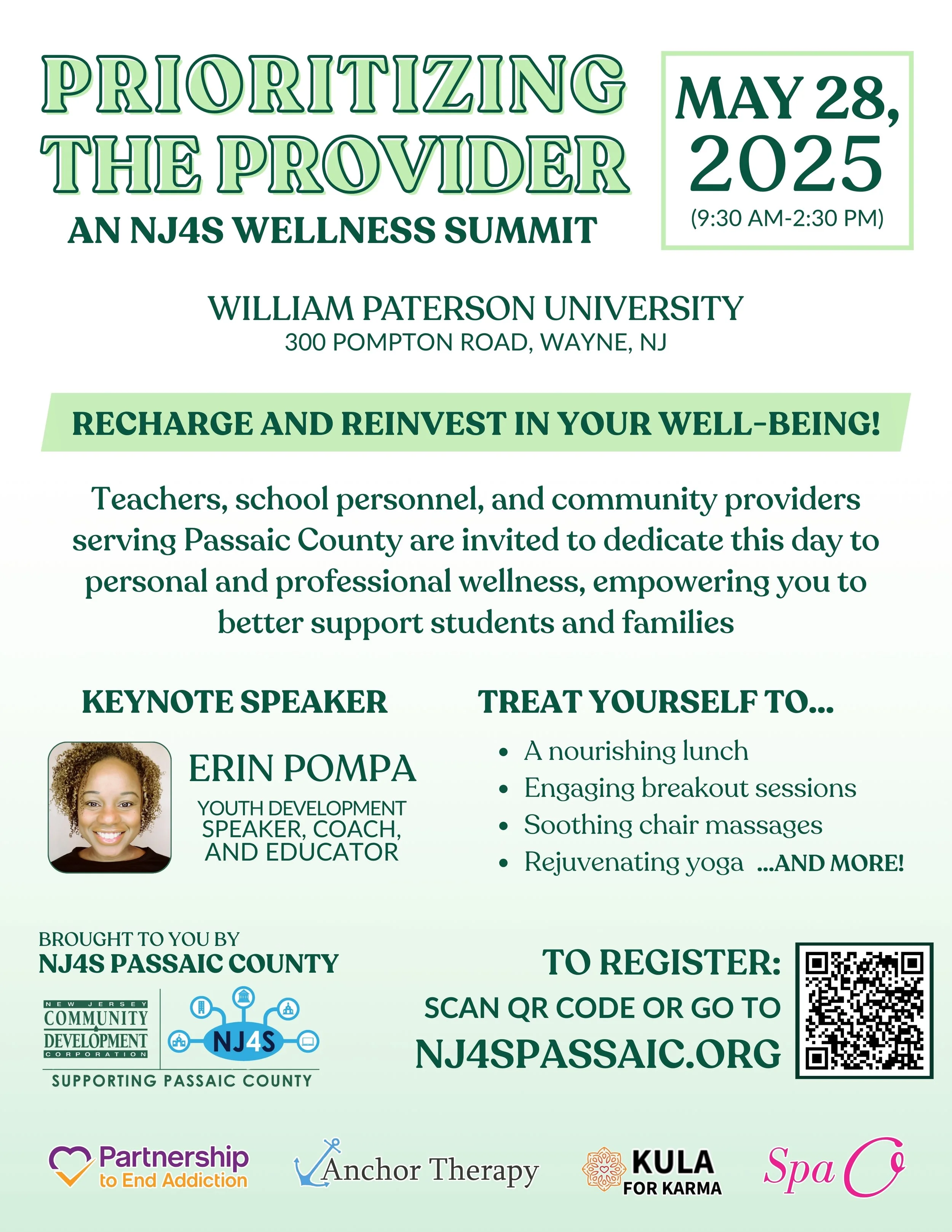 NJ4S Wellness Summit: Prioritizing the Provider — NJ4S Passaic County Hub
