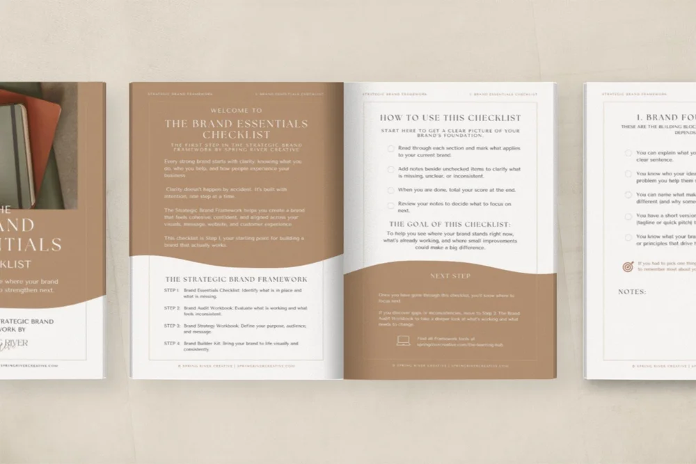 Brand Essentials Checklist — Spring River Creative